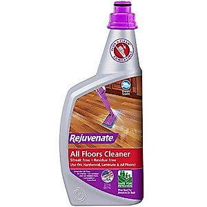 Rejuvenate High Performance All-Floors and Hardwood No Bucket Needed Floor Cleaner Powerful PH Balanced Shine with Shine Booster Technology Low VOC Best in Class Products 32oz