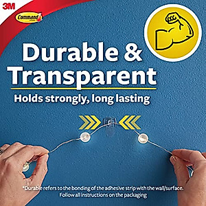 Command 17026CLR-ES Decorating Clips, Clear, 20-Clips