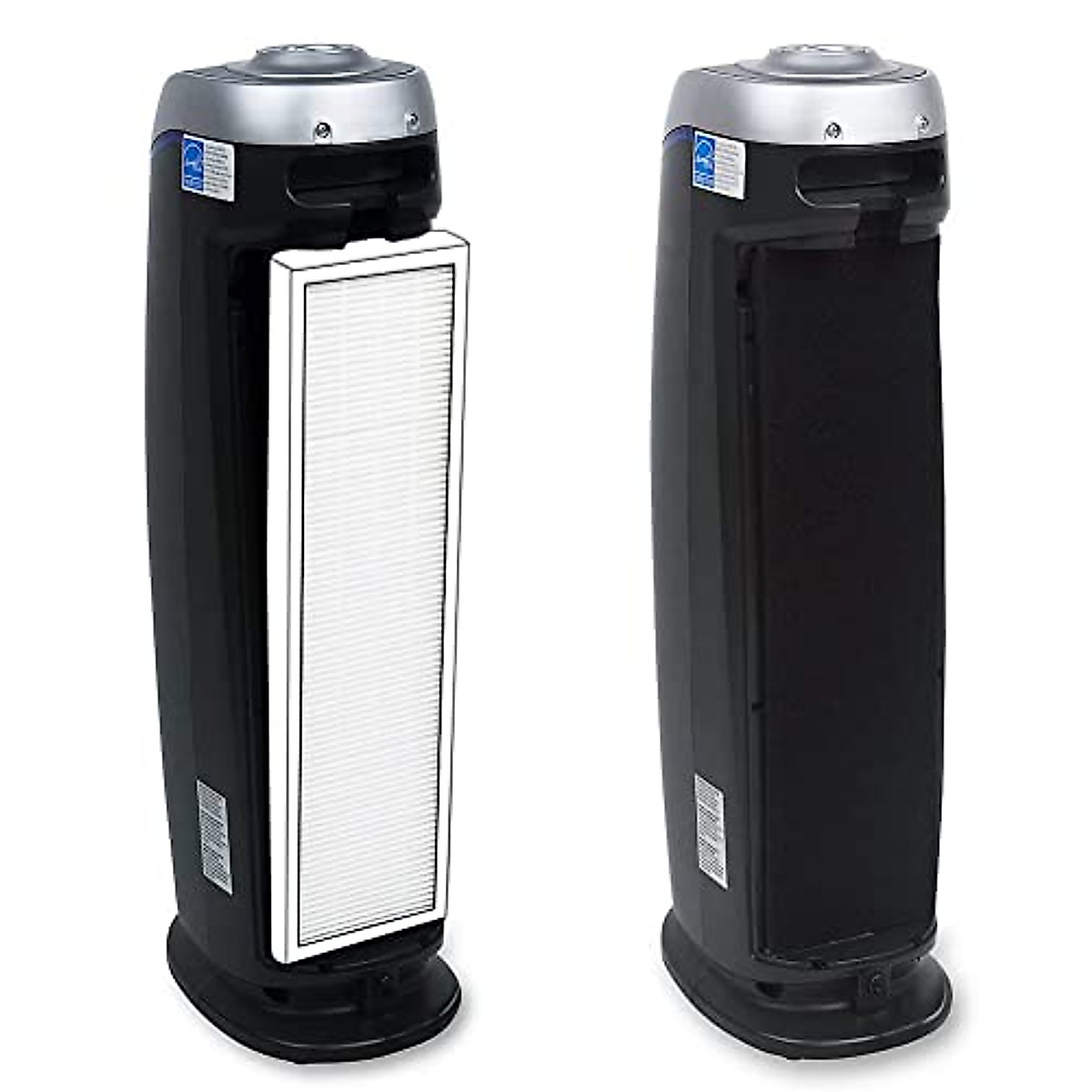 Breathe Naturally 2 Pack FLT5000 True HEPA Filter C Replacement with 8 Pack Activated Carbon Pre-Filters Compatible with AC5000 AC5000E AC5250PT AC5350B AC5350BCA AC5350W AC5300B Series Air Purifiers