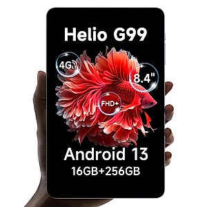 ALLDOCUBE Android 13 Tablet, 16GB (8+8) RAM 256GB ROM 512GB Expandable Android Tablet, Helio G99 8-Core CPU, 1920 * 1200 IPS in-Cell 8.4 inch Tablet iPlay 50 Mini Pro, 5000mAh, 5MP/13MP, 4G LTE