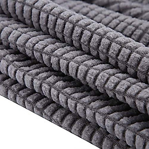 BORDSTRACT 2PCS Armrest Covers, Thick Couch Cover Armchair Slipcovers, Stretch Sofa Arm Covers Protector, for Chair Sofa Recliner Waterproof Dustproof(Light Gray)