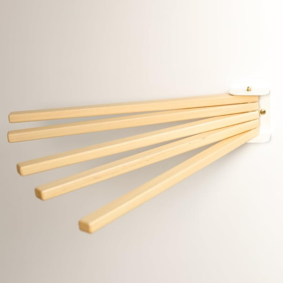 Wall Laundry Rack, Towel Dryer Shelf, Wood Towel Bar, Towel Holder, Towel Organizer Storage, Expandable Towel Rack, 4 "W x 4 "H x 20 "D, Barber Furniture for Wall (Black)