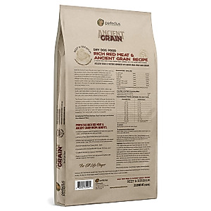 Perfectus Rich Red Meat and Ancient Grain Recipe - Natural, Non GMO, High Protein Premium Dry Dog Food 25 lbs Bag