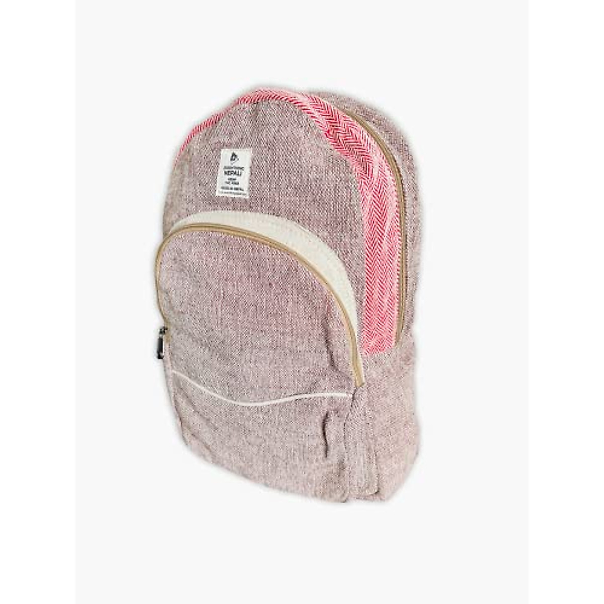Backpack, Fits laptop, Eco friendly, Organic Hemp travel and laptop Backpack, handcrafted by the best artisans in Nepal (Alpine)