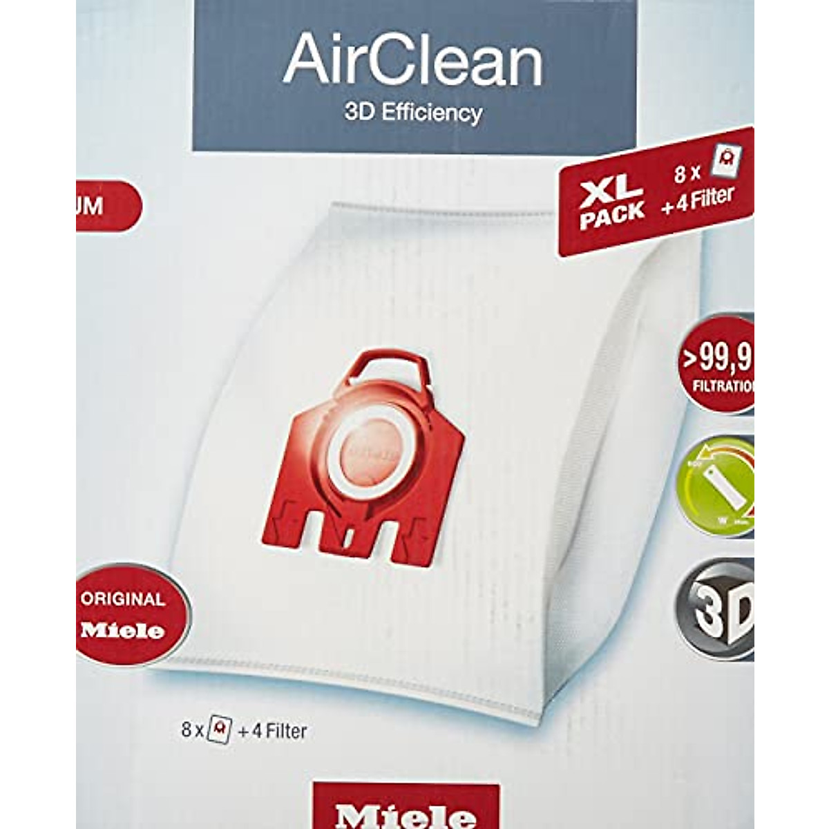 Miele XL Pack AirClean 3D FJM Vacuum Cleaner Bags