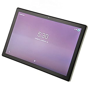 Rosvola 10in Tablet, 6G 256G 5GWIFI Green 4G Calling Tablet 1960x1080 IPS Screen for Entertainment (US Plug)