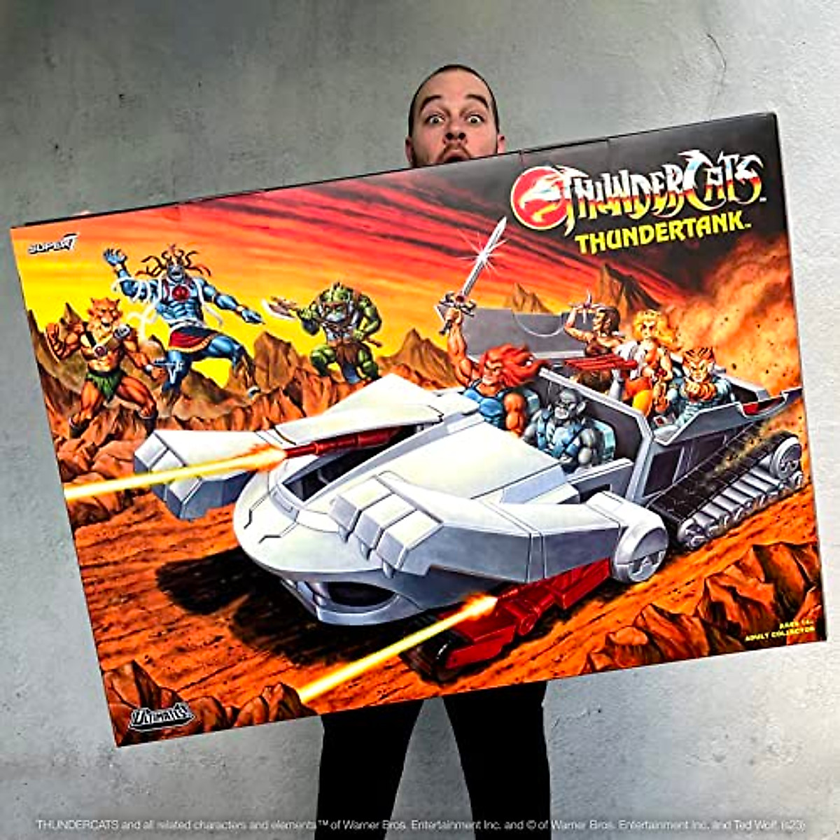 Super7 ULTIMATES! Thundercats ThunderTank - 27" Thundercats Action Figure Vehicle Classic Cartoon Collectibles and Retro Toys