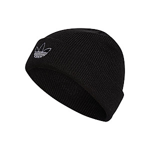 adidas Originals Unisex Sunday Cuff Beanie, Black 2, One Size