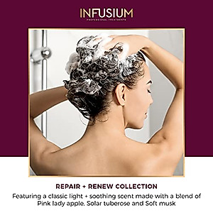 Infusium Moisturize and Replenish Shampoo - Infused with Avocado and Olive Oil - Hair Care for Dry Hair - Moisturizing Shampoo for Women - 33.8 oz