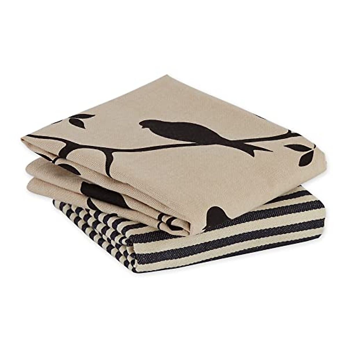 DII Decorative Oversized Festive Dishtowels, 18x28, Bushel & Peck, 2 Piece