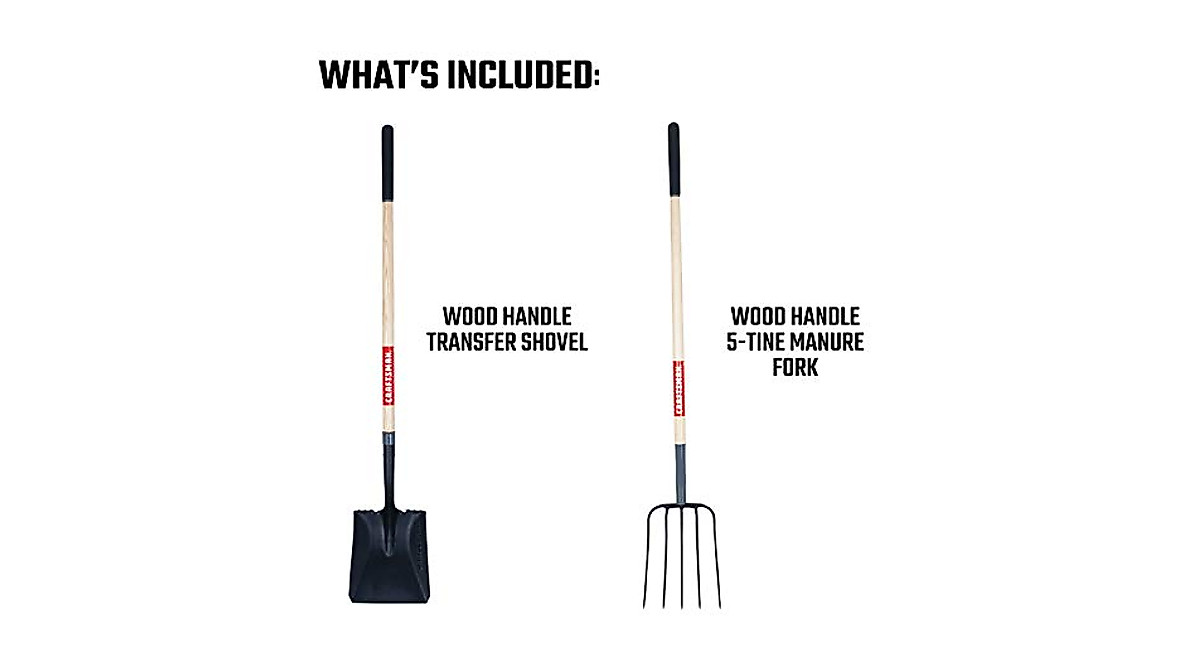 CRAFTSMAN Composting Tool Set | Long Handle Efficiency
