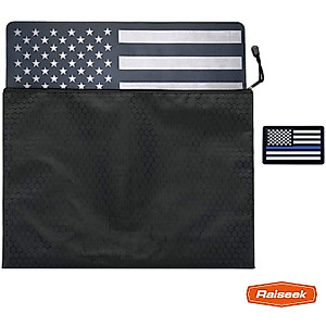 Raiseek Thin Blue Line Flag Gun Mat Gun Cleaning Mat of USA 11"x17"