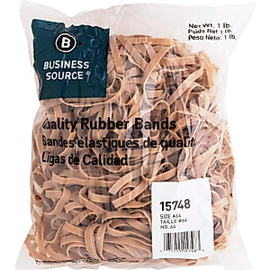 Business Source Size 64 Rubber Bands (15748), Crepe