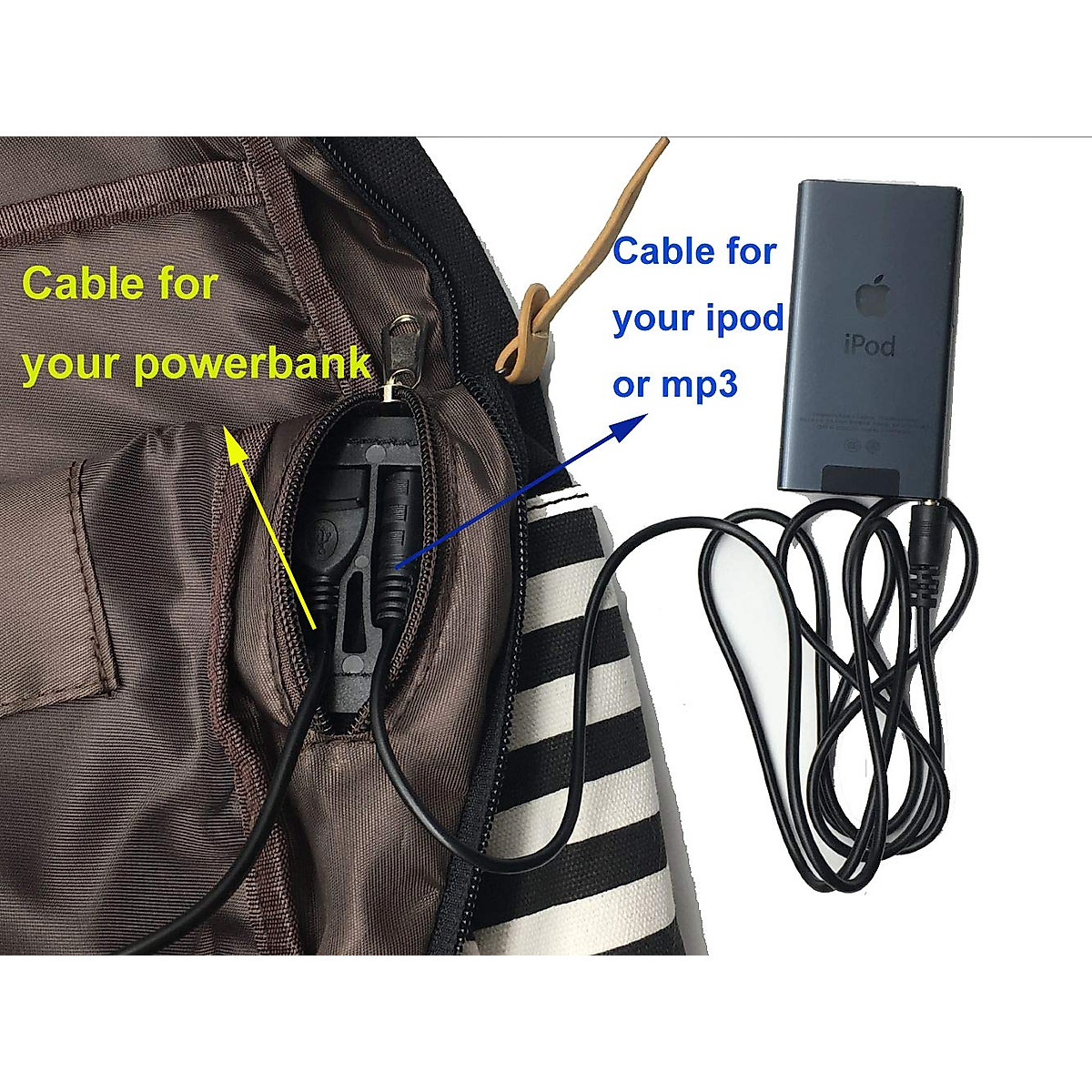 BAGTOP School Canvas Backpack Set - 15" Laptop Backpack with USB Charger Port Travel Daypack Bookbag + Drawstring Backpack + Purse/Clutch Pouch(Black-4)