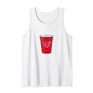 Barstool Sports Zillion Beers Red Cup Tank Top