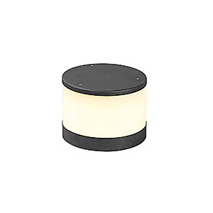 JSBDPHW Modern Minimalist LED Pillar Lamp Outdoor Waterproof Column Light Courtyard Garden Small Post Light Lawn Lamp Villa Fence Gate Decoration Landscape Light