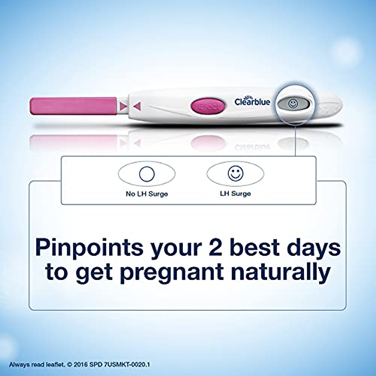 Clearblue Ovulation Predictor Kit, Featuring Ovulation Test with Digital Results, 20 Ovulation Tests