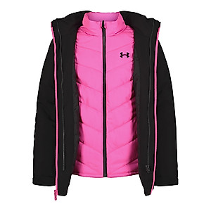 Under Armour UA WESTWARD 3 IN 1 JACKET, Black/Pink, YMD