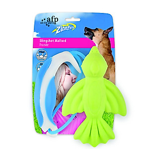 ALL FOR PAWS Dog Flying Toy, Mallard Interactive Dog Toys with Slingshot,Duck Hunting Pet Toys