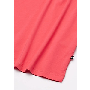 Nautica Men's Solid Crew Neck Short Sleeve Pocket T-Shirt, Melon Berry, Small