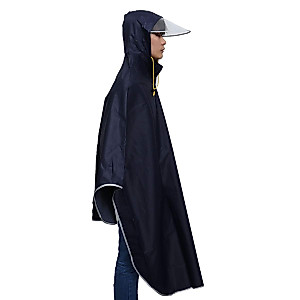 VANZACK Hooded Rain Poncho Raincoat Cycling Raincoat Rain Poncho Rain Coat Scooter Cover Unisex Raincoat for Men Women Adults