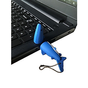Aneew Blue Pendrive 32GB U Disk Ocean Shark Fish USB Flash Drive Memory Thumb Storage Data Gift