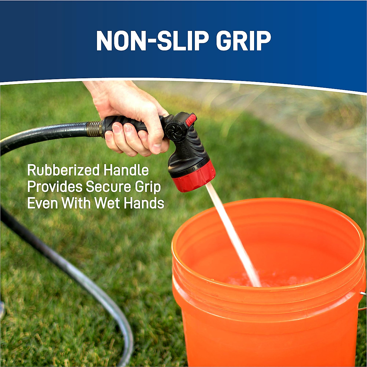 Orbit 26812 Pro Series 8-Pattern Thumb Control Hose Nozzle Sprayer