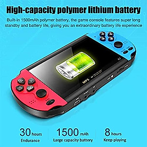 Handheld Game Console, Retro Game Console Built-in 10000+ Classic Games, 4.1-inch TFT LCD Screen, 10 Emulators, Handheld Emulator Console Support TV Output Video Music eBook