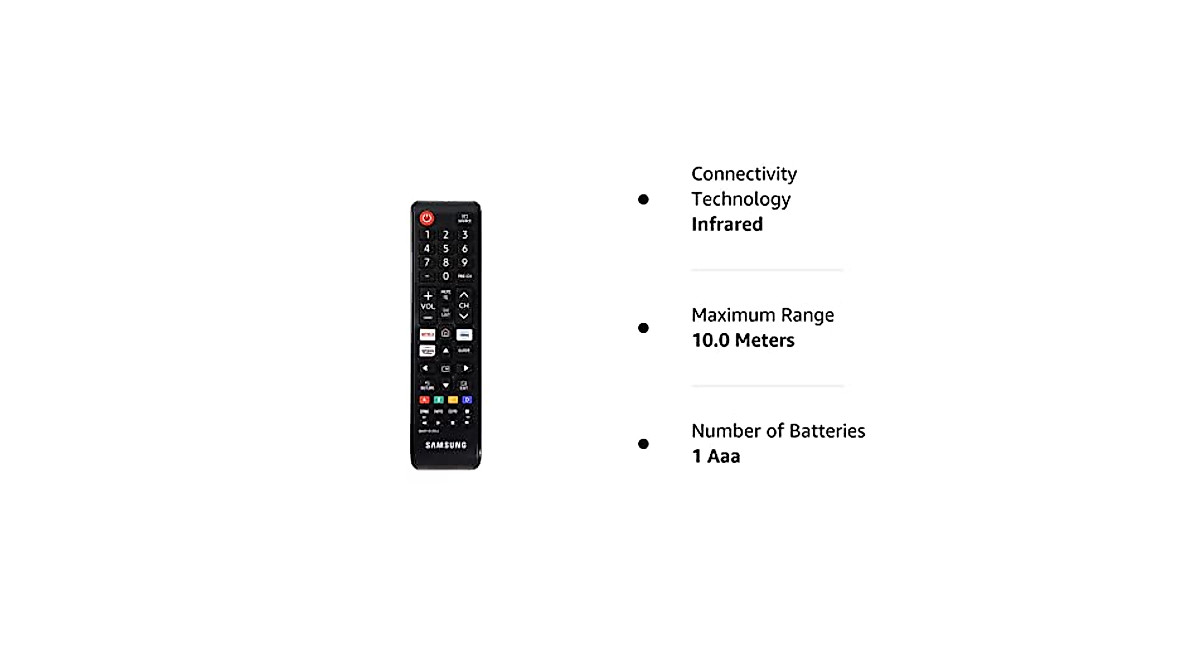 Samsung OEM Remote Control with Netflix Hotkey | Compatible & Genuine