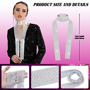 Dreamtop 70s Disco Accessories Women, 70s Disco Costume Set Disco Ball Earrings Bracelet Necklace Sunglasses Sequin Scarf Disco Ball Accessories