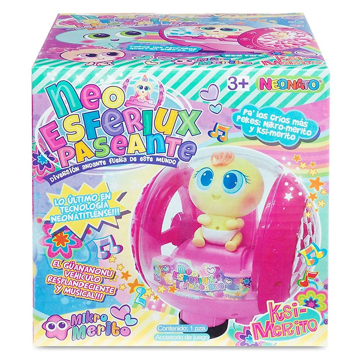 Distroller Neonate Nerlie KSI-merito Mikromerito - Neoesferiux - Sphere Spaceship Walker - Pink