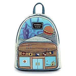 Loungefly Spongebob Squarepant Krusty Krab Womens Double Strap Shoulder Bag Purse