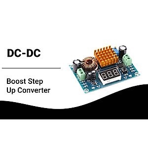 Ymiko Boost Converter Module XL6009 DC to DC 3.0-30 V to 5-35 V Output Voltage Adjustable Step-up Circuit Board Apply to Laptops Voltage Regulator for Solar Panels