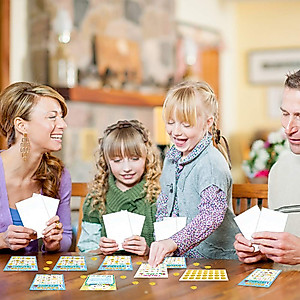 XJF Easter Bingo Game for Kids,24 Players for Kids Party Supplies,School Classroom Activities