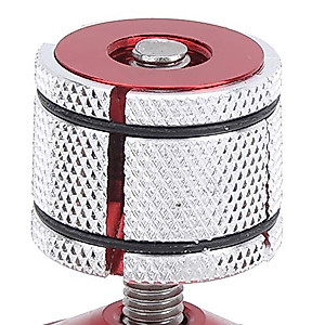 Pinsofy Bicycle Headset Screw, 2 Colors Aluminium Alloy Bicycle Expansion Screw, for Mountain Bike Bike(red)