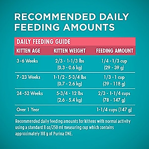 Purina ONE High Protein, Natural Dry Kitten Food, +Plus Healthy Kitten Formula - 7 lb. Bag