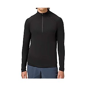 Lululemon Athletica Mens Metal Vent Tech 12 Zip Long Sleeve Shirt (Black, XL)
