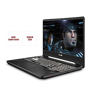 ASUS TUF FX505DT Gaming Laptop, 15.6 inches 120Hz Full HD, AMD Ryzen 5 R5-3550H Processor, GeForce GTX 1650 Graphics, 8GB DDR4, 256GB PCIe SSD, Gigabit (Renewed)