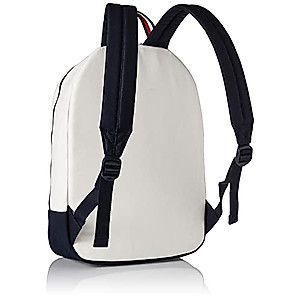 Tommy Hilfiger Men's Gino Colorblock Backpack, Ivory Petal, One Size