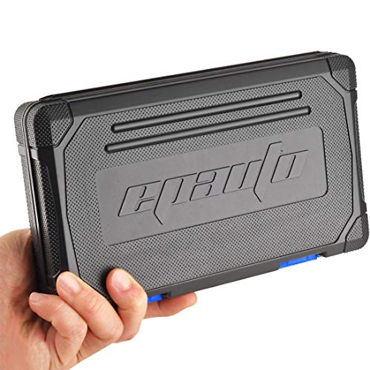 EPAuto 40 Pieces 1/4-Inch & 3/8-Inch Drive Socket Set with 72 Tooth Reversible Ratchet