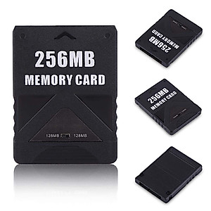 PS2 Memory Card, Memory Card High Speed for Sony 2 PS2 Games Accessories?High Speed Game Memory Card (256M)