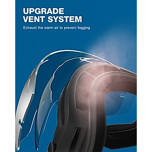 ZIONOR X Ski Snowboard Snow Goggles OTG Design for Men & Women with Spherical Detachable Lens UV Protection Anti-Fog