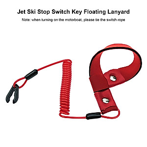 Start Stop Kill Safety Lanyard Fits for Yamaha Jet Ski WaveRunner WaveVenture WaveRaider WaveJammer WaveBlaster FX140 Replace EW2-68348-00-00, Handlebar Switch Key Floating Emergency Flameout Rope