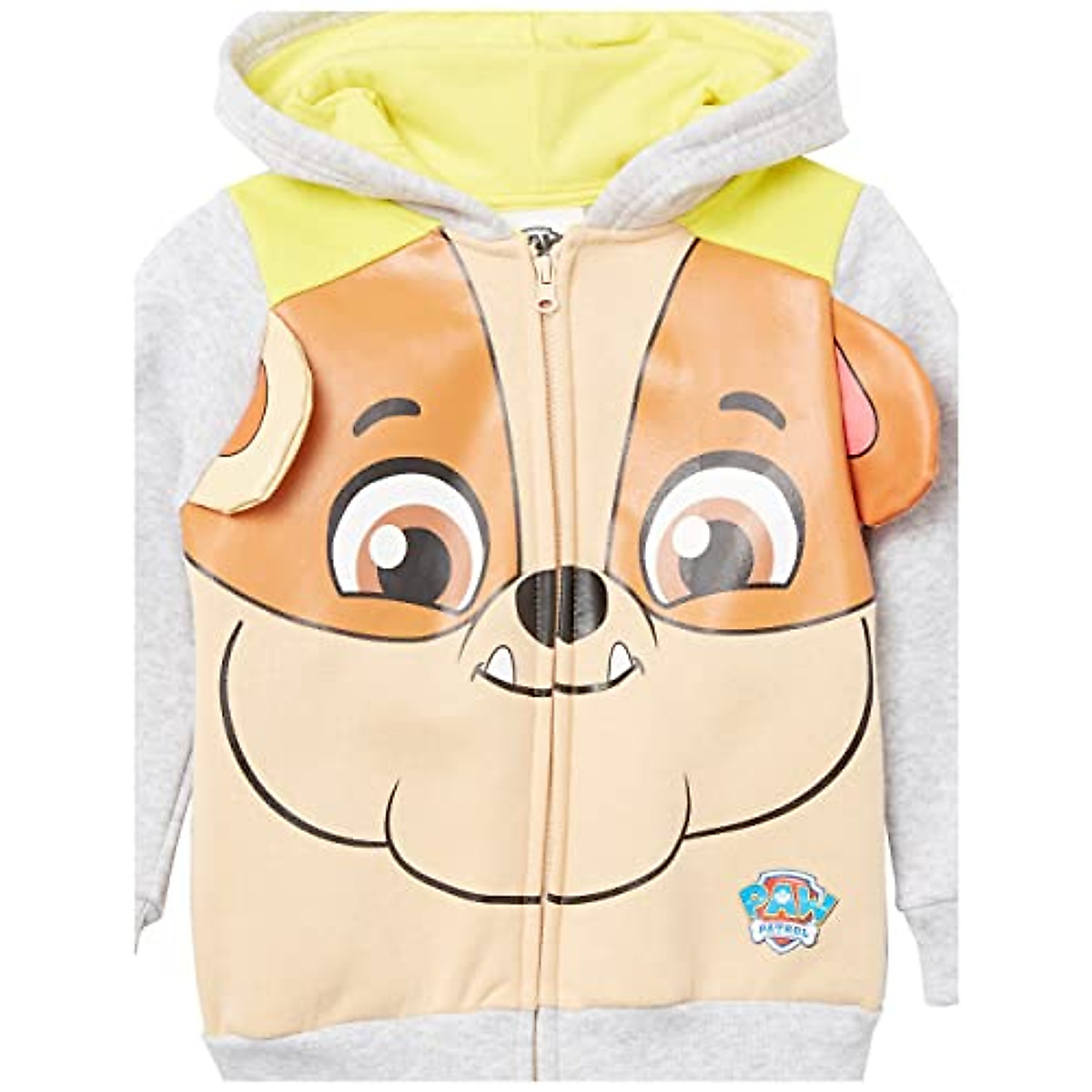 Paw Patrol Toddler Boys -Costume Hoodie Heather Grey