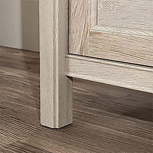 Sauder Costa 6-Drawer Dresser in Chalked Chestnut, Chalked Chestnut Finish