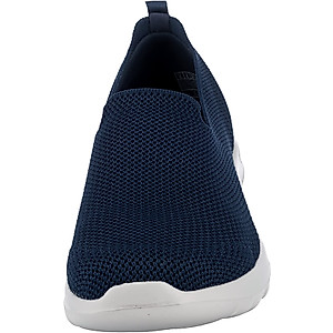 Skechers womens Walking Sneaker, Navy/White, 8 US