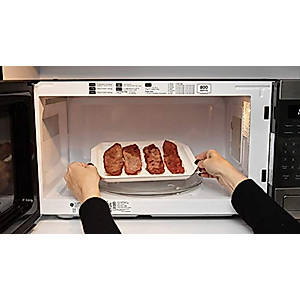 HOME-X Microwaveable Bacon Tray, Bacon Serving Dish