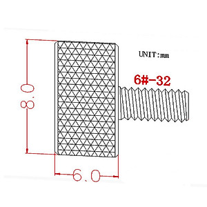 New Lon0167 Computer PC Featured Graphics Card Knurled reliable efficacy Head Thumb Screws Fushcia 6#-32 10pcs(id:c04 49 56 0ac)