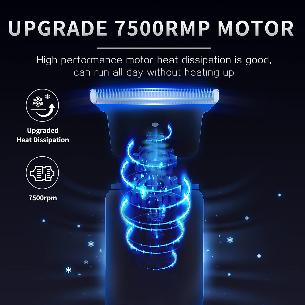 Ufree Beard Hair Trimmer for Men Professional, Grooming Cutting Kit, Mustache T Blade Liners Trimmer Electric Shavers, Cordless Zero Gapped Edgers Clippers Barber Supplies, Gifts for Men