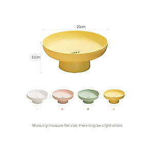 onefitow Fruit bowl Fruit Basket for Kitchen Countertop Kitchen Storage Baskets Stand Organization, Decor Centerpiece for Kitchen Counter or Dining Room Tables (Pink)